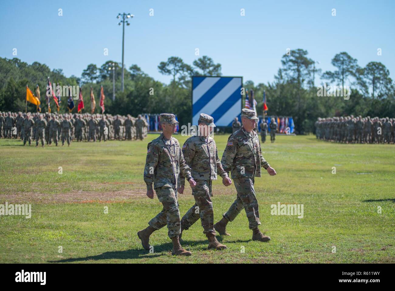 Maj. Gen. Leopoldo Quintas, left, incoming Commander of 3rd Infantry ...