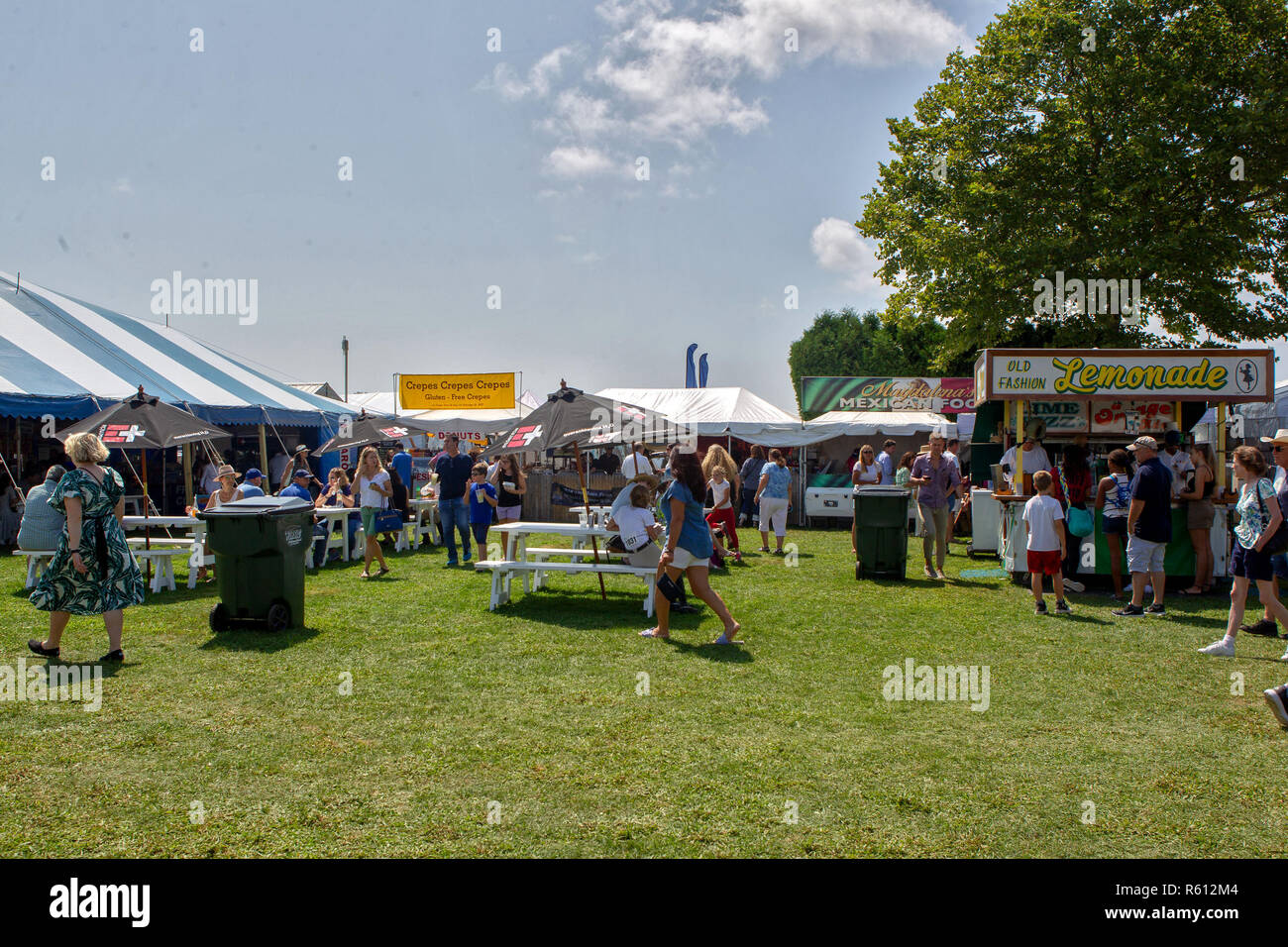 BRIDGEHAMPTON, NY - AUGUST 26: Atmosphere at Hampton Classic Horse Show ...