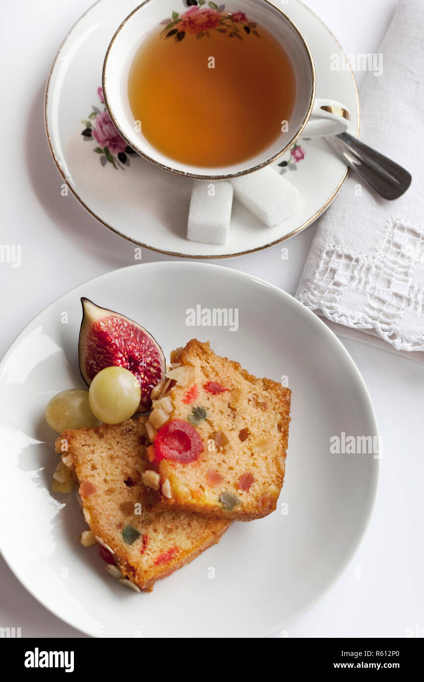 Tea and cake Stock Photo - Alamy