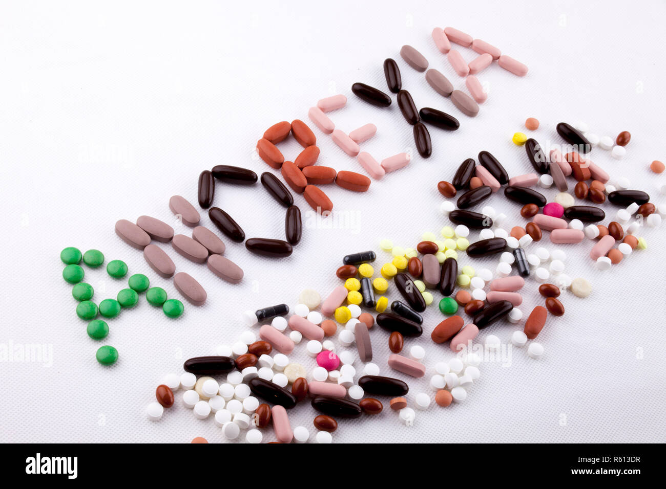 Anorexia Nervosa as a Medical Diagnosis Concept Stock Photo - Alamy