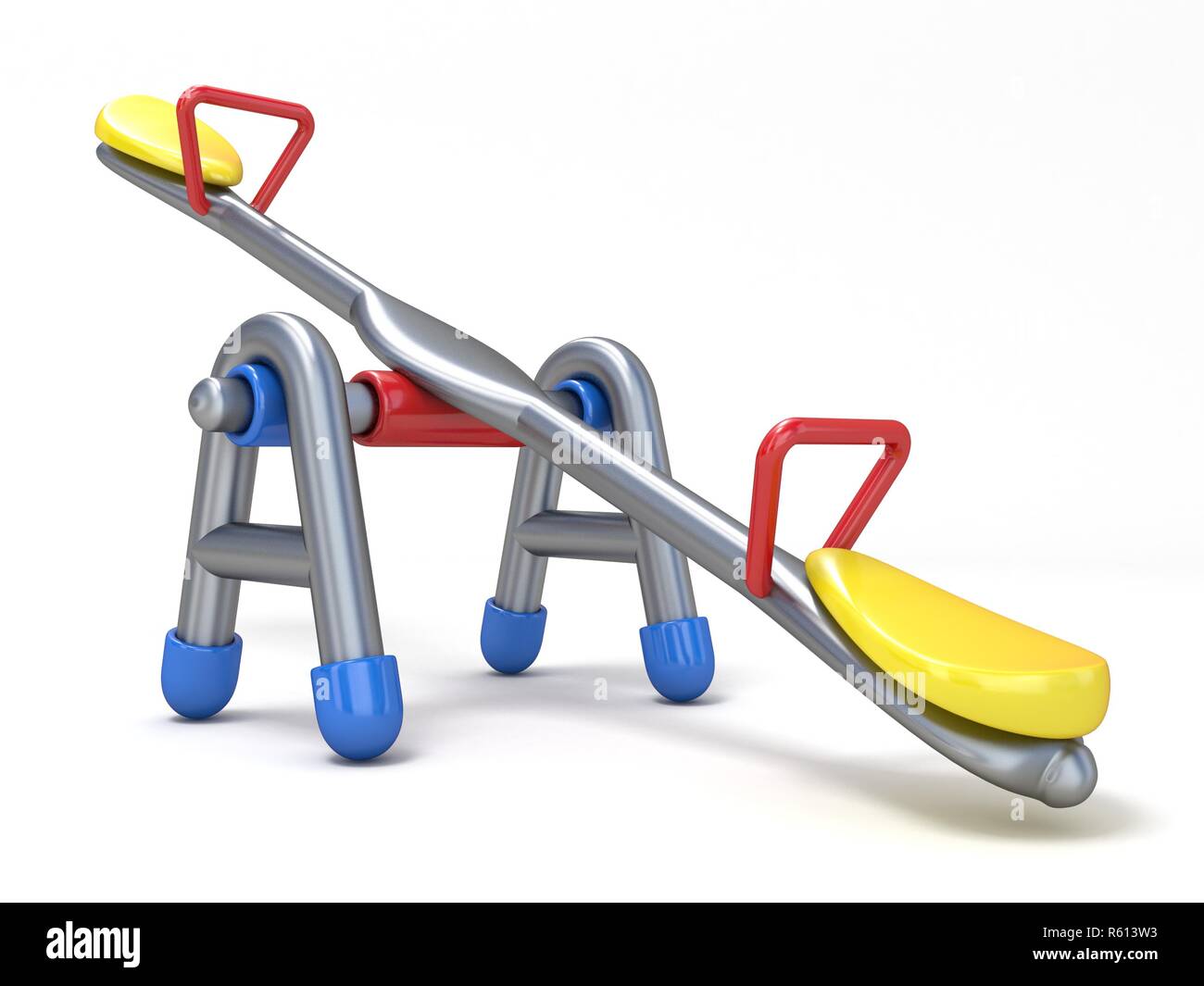 Seesaw 3d hi-res stock photography and images - Alamy
