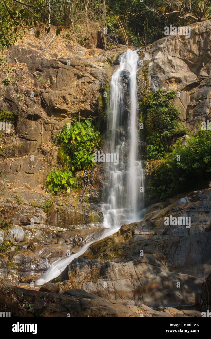 Thor Thip waterfall in thai national park Stock Photo - Alamy