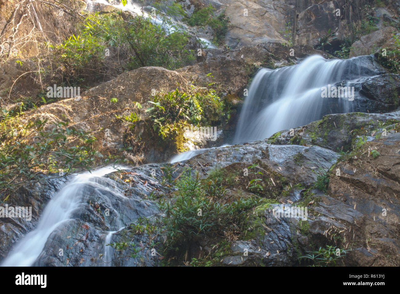 Thor Thip waterfall in thai national park Stock Photo - Alamy