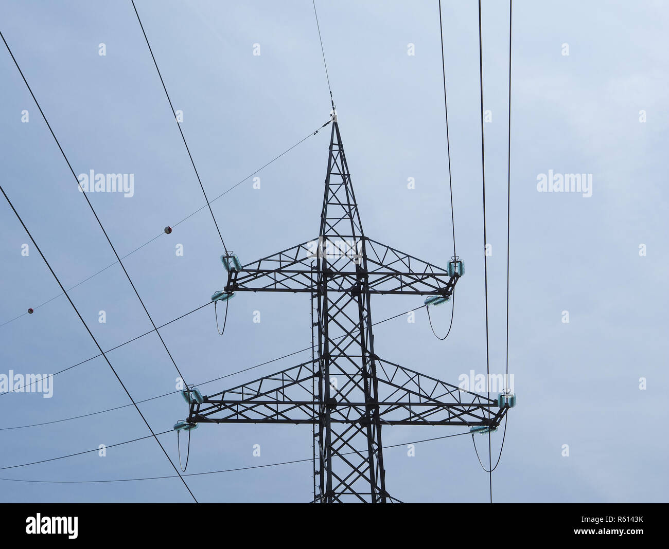 transmission line tower Stock Photo - Alamy