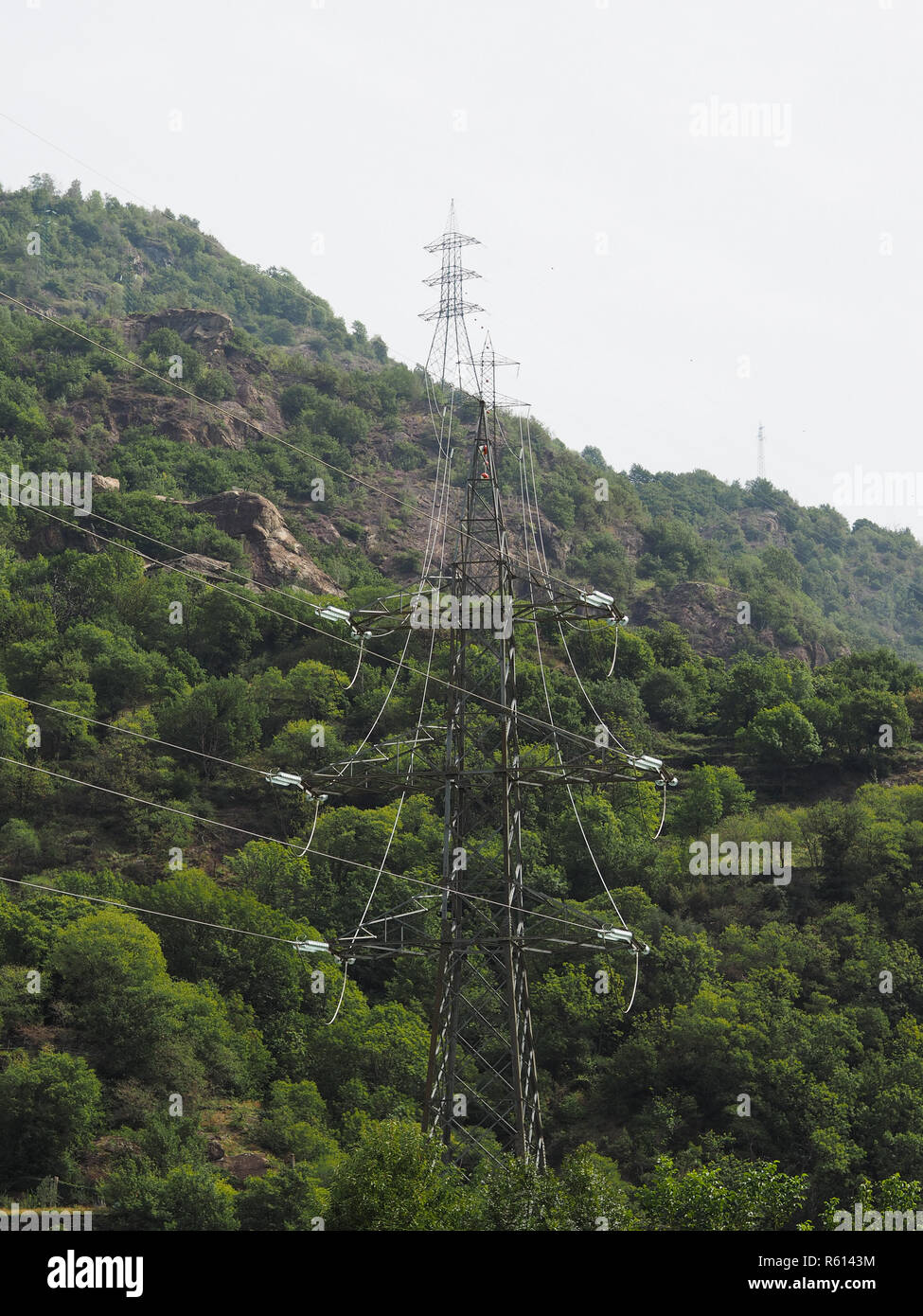 transmission line tower Stock Photo - Alamy