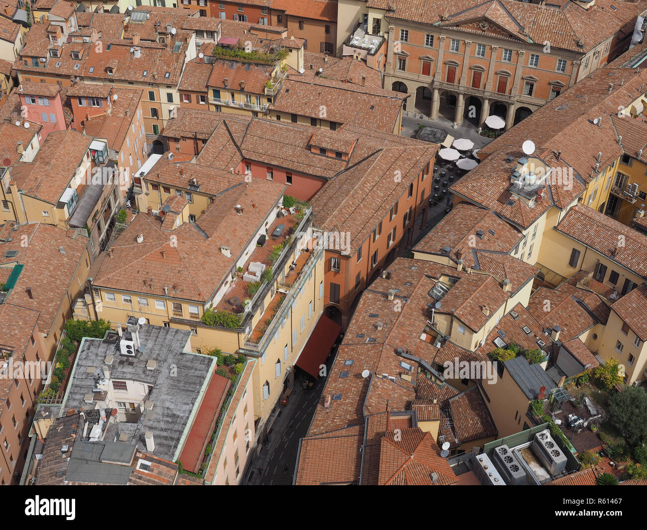 Aerial view of Bologna Stock Photo - Alamy