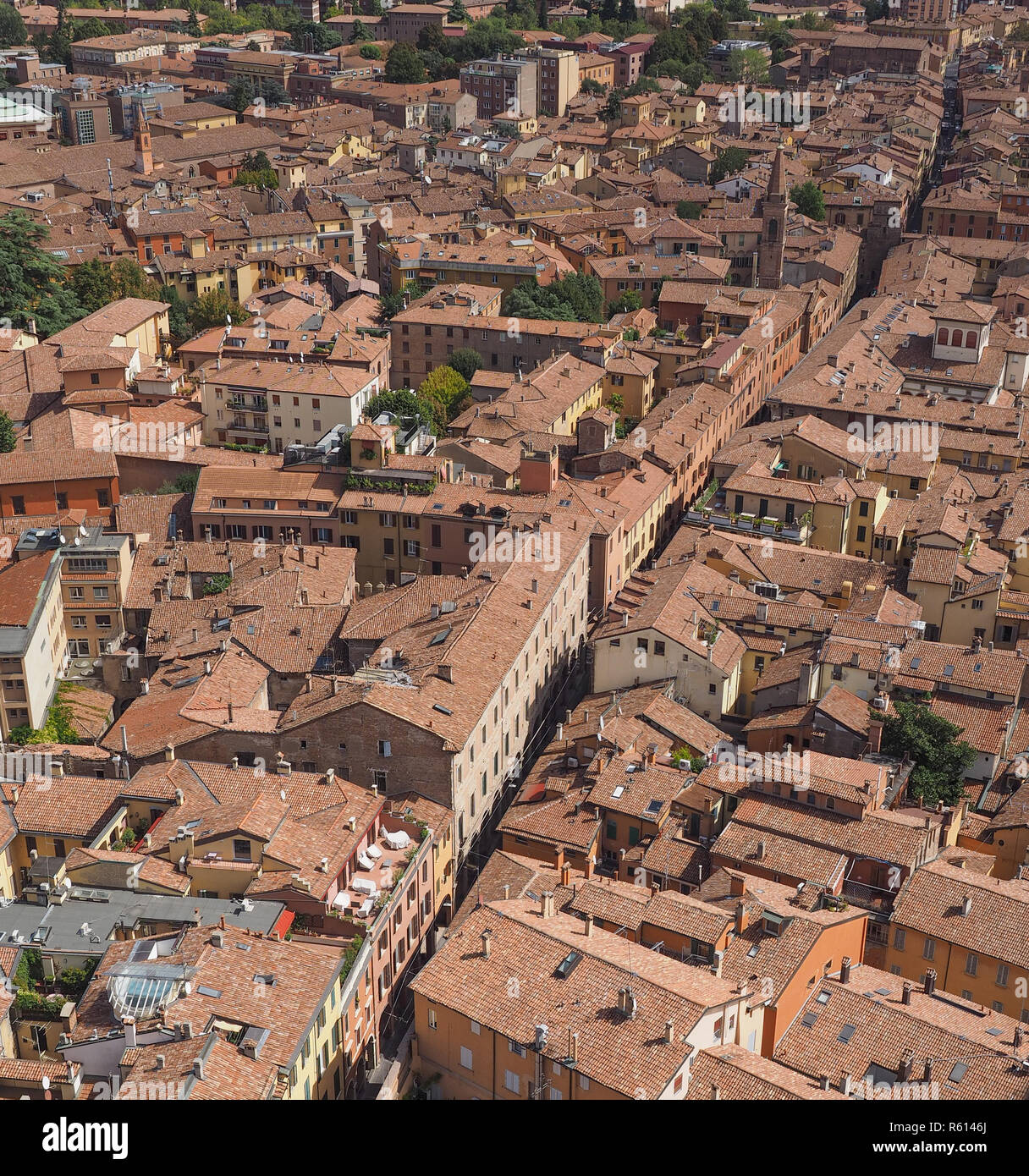 Aerial view of Bologna Stock Photo - Alamy