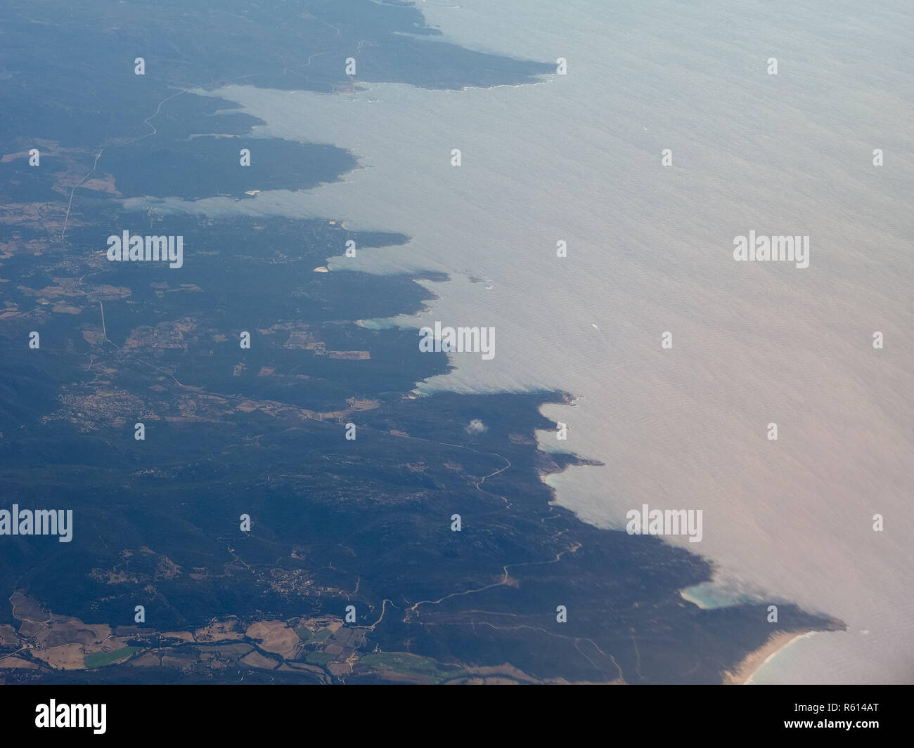 Aerial view of Corsica Stock Photo - Alamy