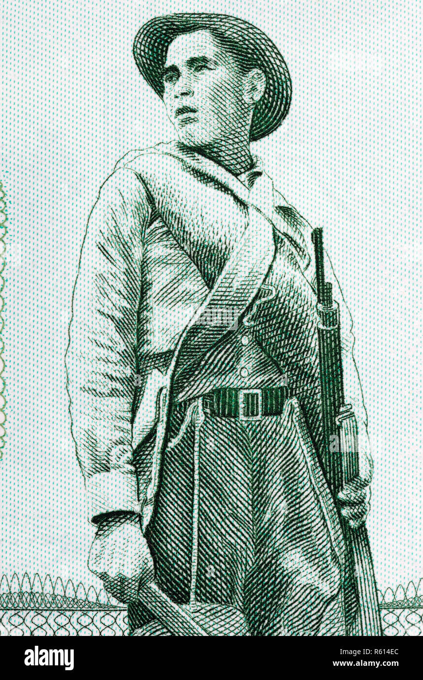 Paraguayan soldier portrait Stock Photo - Alamy