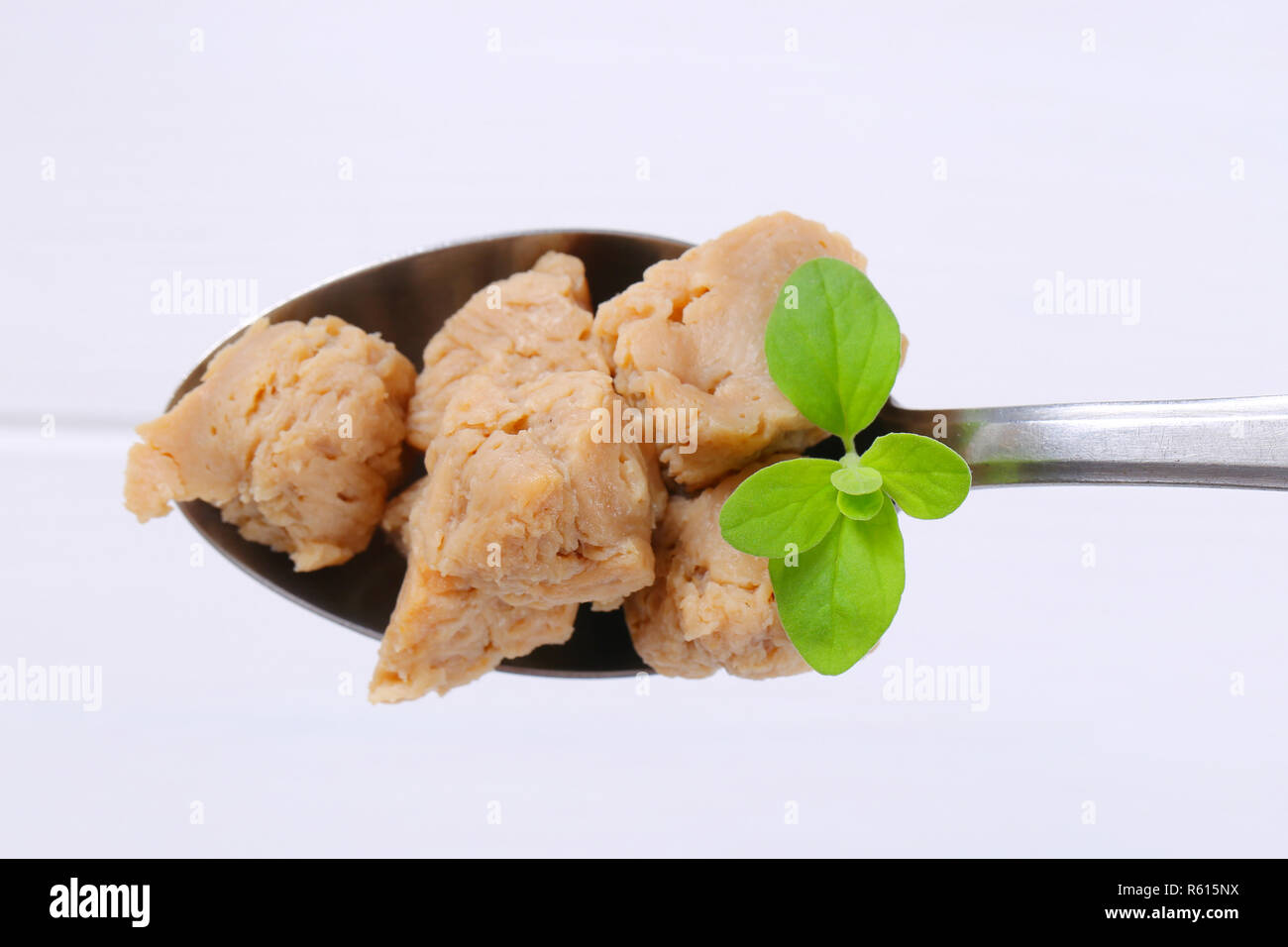 cubes of soy meat Stock Photo - Alamy