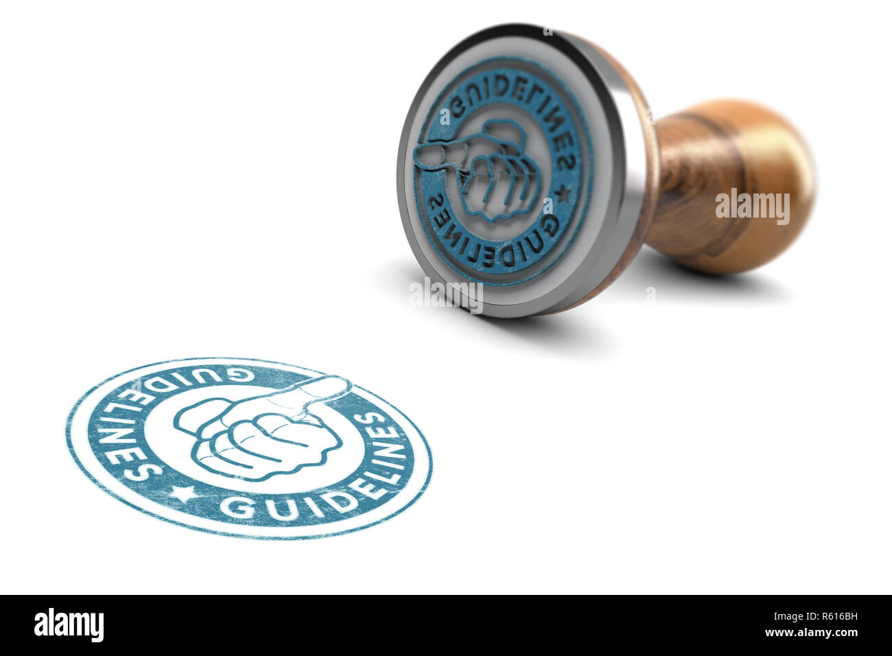 Guideline stamp hi-res stock photography and images - Alamy