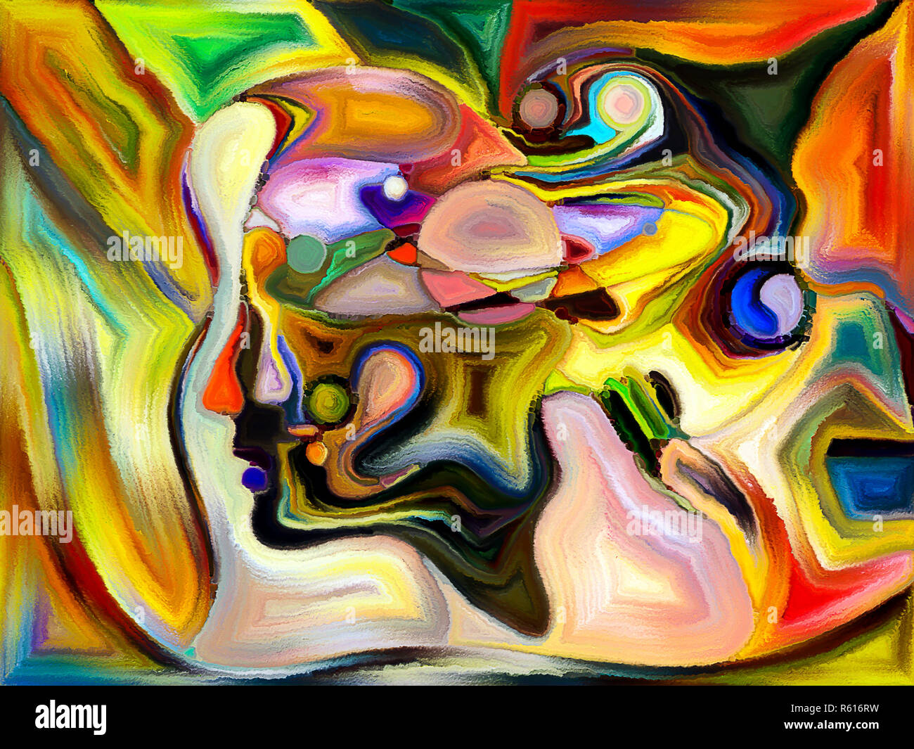 Petals of Color Division Stock Photo - Alamy