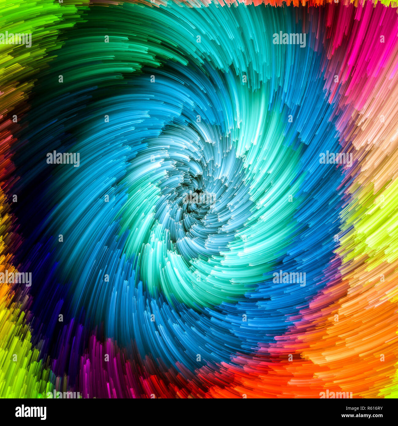 Cool Vibrant Vortex Stock Photo - Alamy