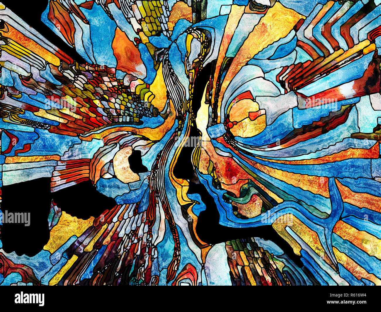 Evolving Color Division Stock Photo - Alamy