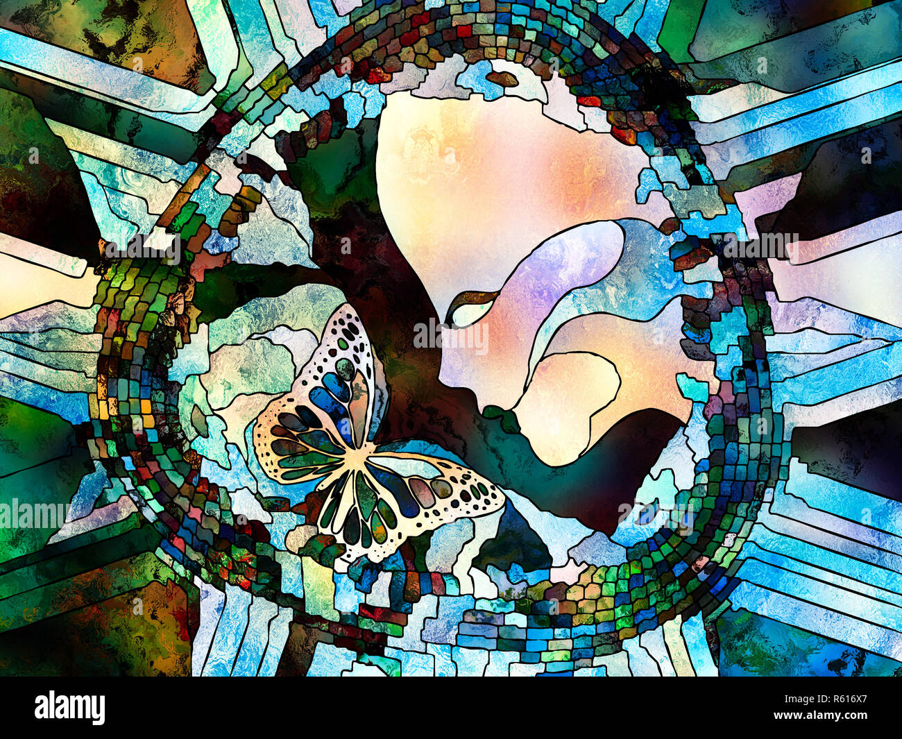 Visualization of Color Division Stock Photo - Alamy