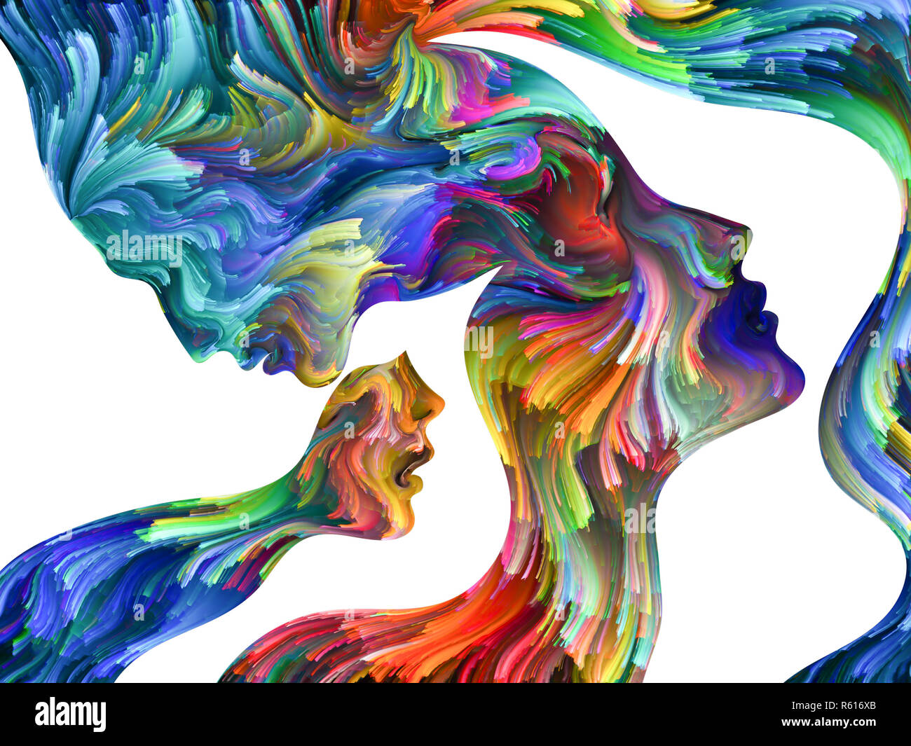 Abstract nice print background painting hi-res stock photography and ...