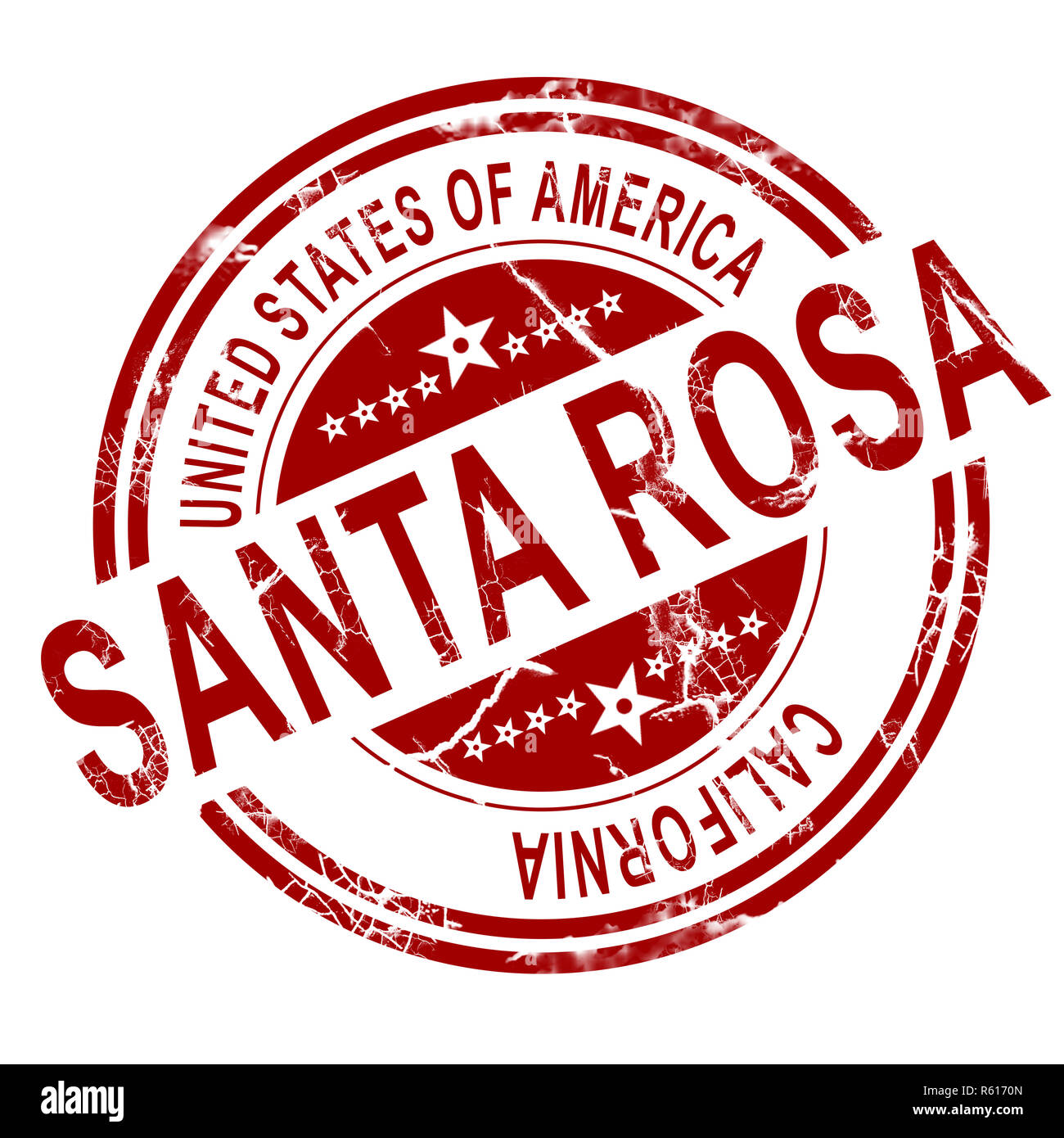Santa Rosa with white background Stock Photo - Alamy