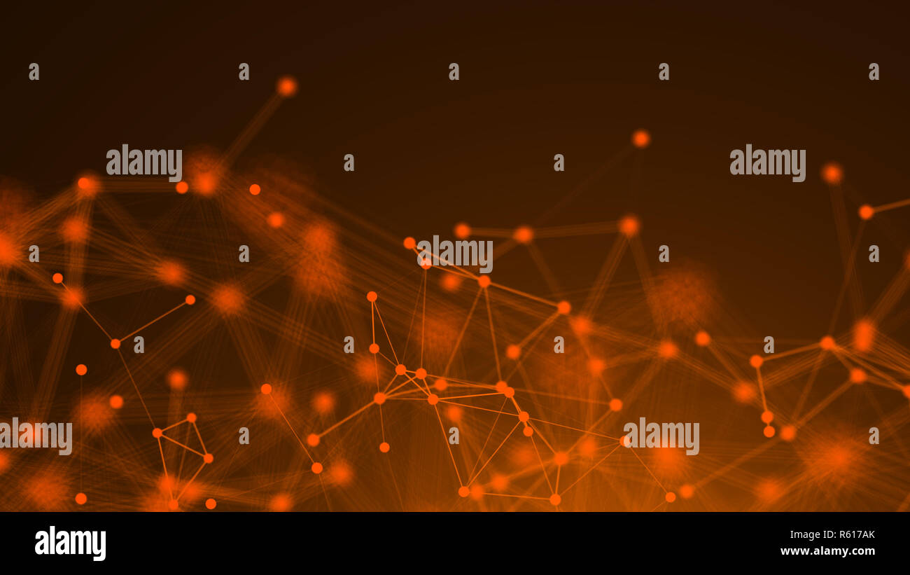 Abstract connection dots. Technology background. Digital illustration ...