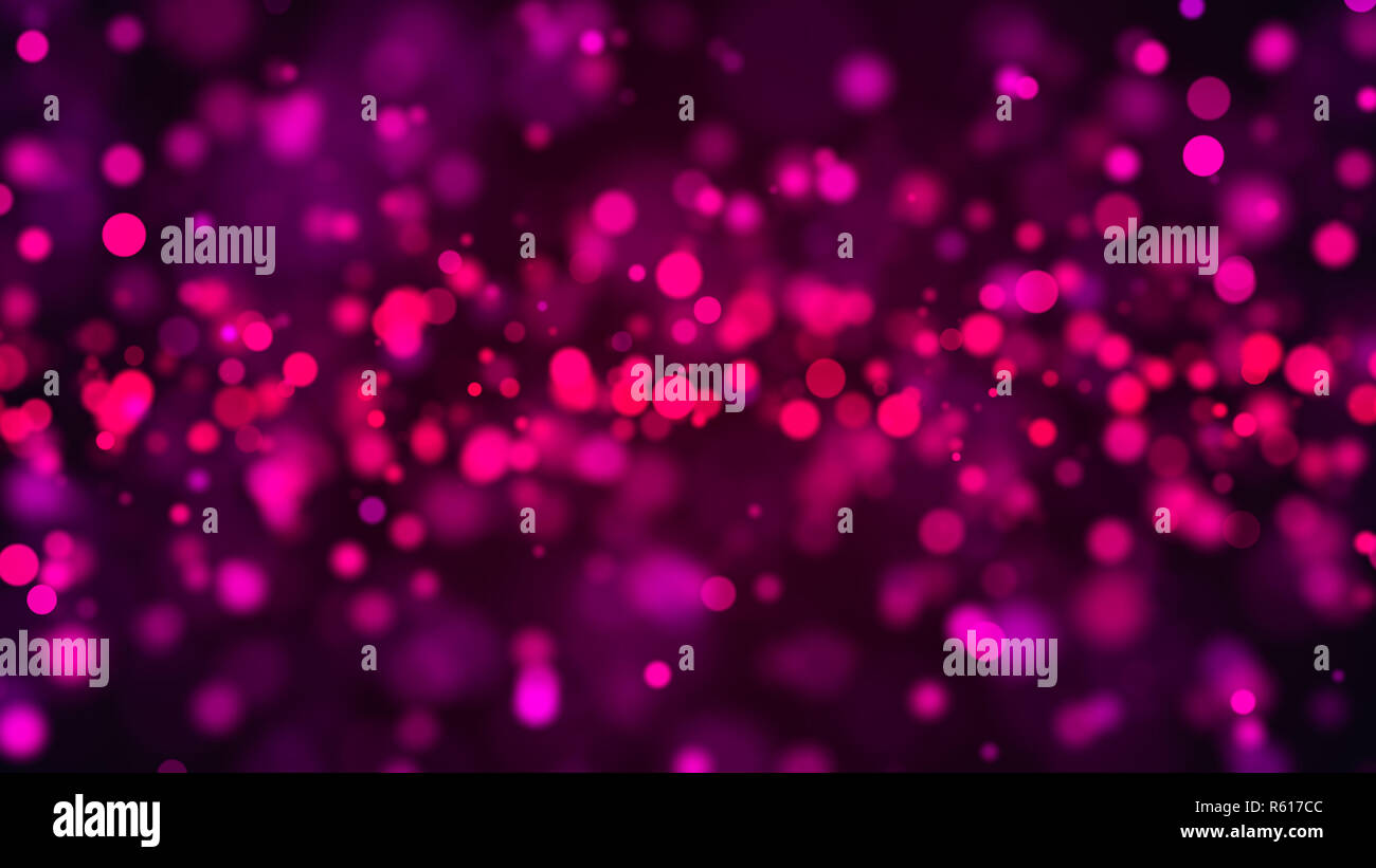 Purple bokeh abstract background. Digital illustration Stock Photo - Alamy