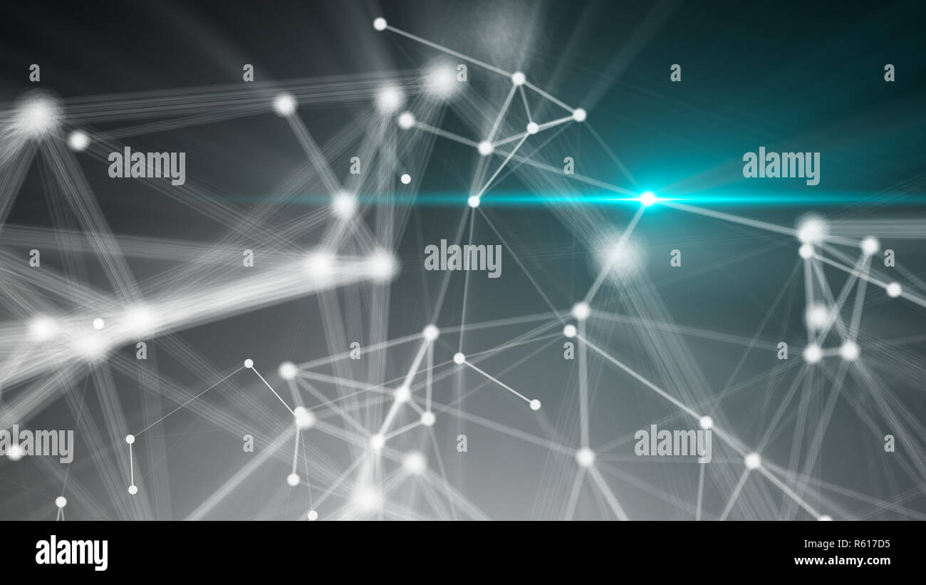 Abstract connection dots. Technology background. Digital illustration ...