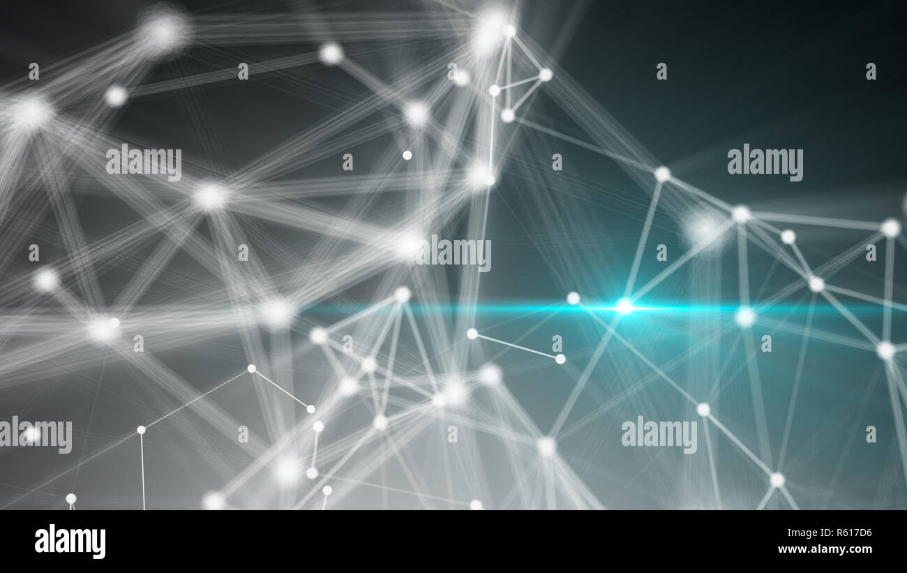 Abstract connection dots. Technology background. Digital illustration ...