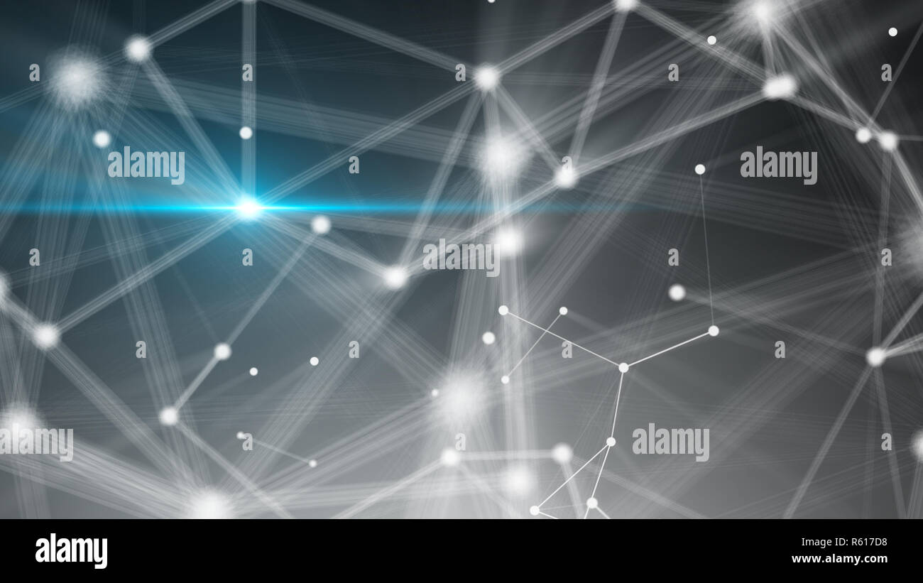 Abstract connection dots. Technology background. Digital illustration ...