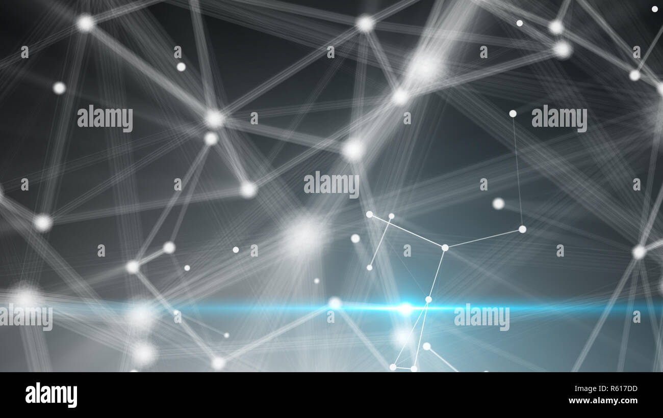 Abstract connection dots. Technology background. Digital illustration ...