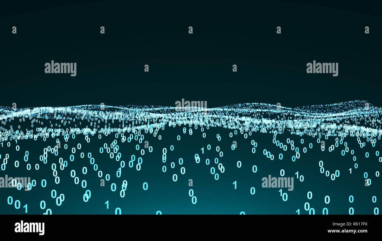 Abstract background with numbers. Digital illustration Stock Photo - Alamy