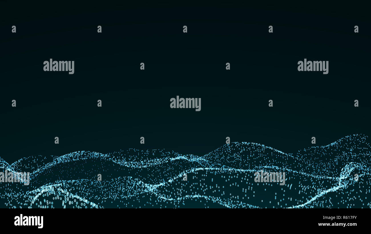 Abstract background with numbers. Digital illustration Stock Photo - Alamy