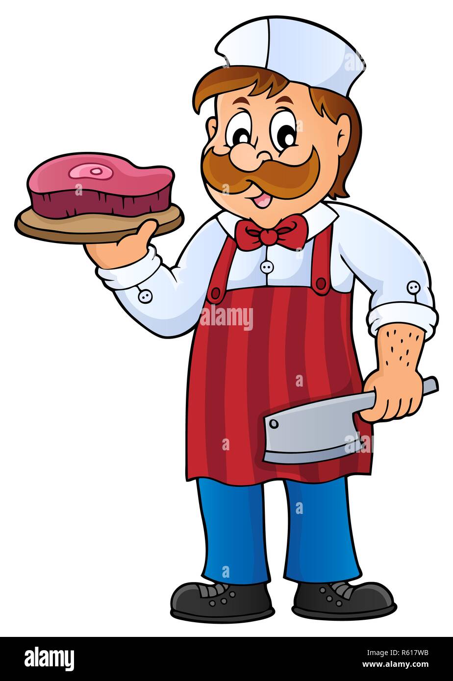 Butcher theme image 1 Stock Photo - Alamy