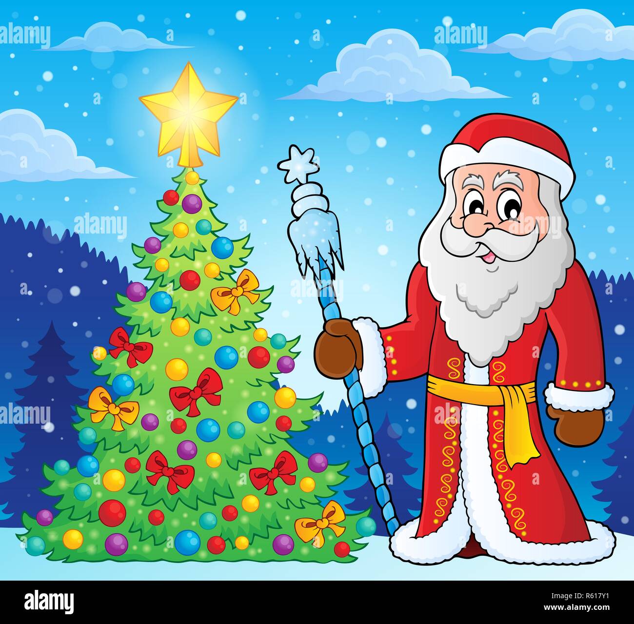 Father Frost theme image 4 Stock Photo - Alamy