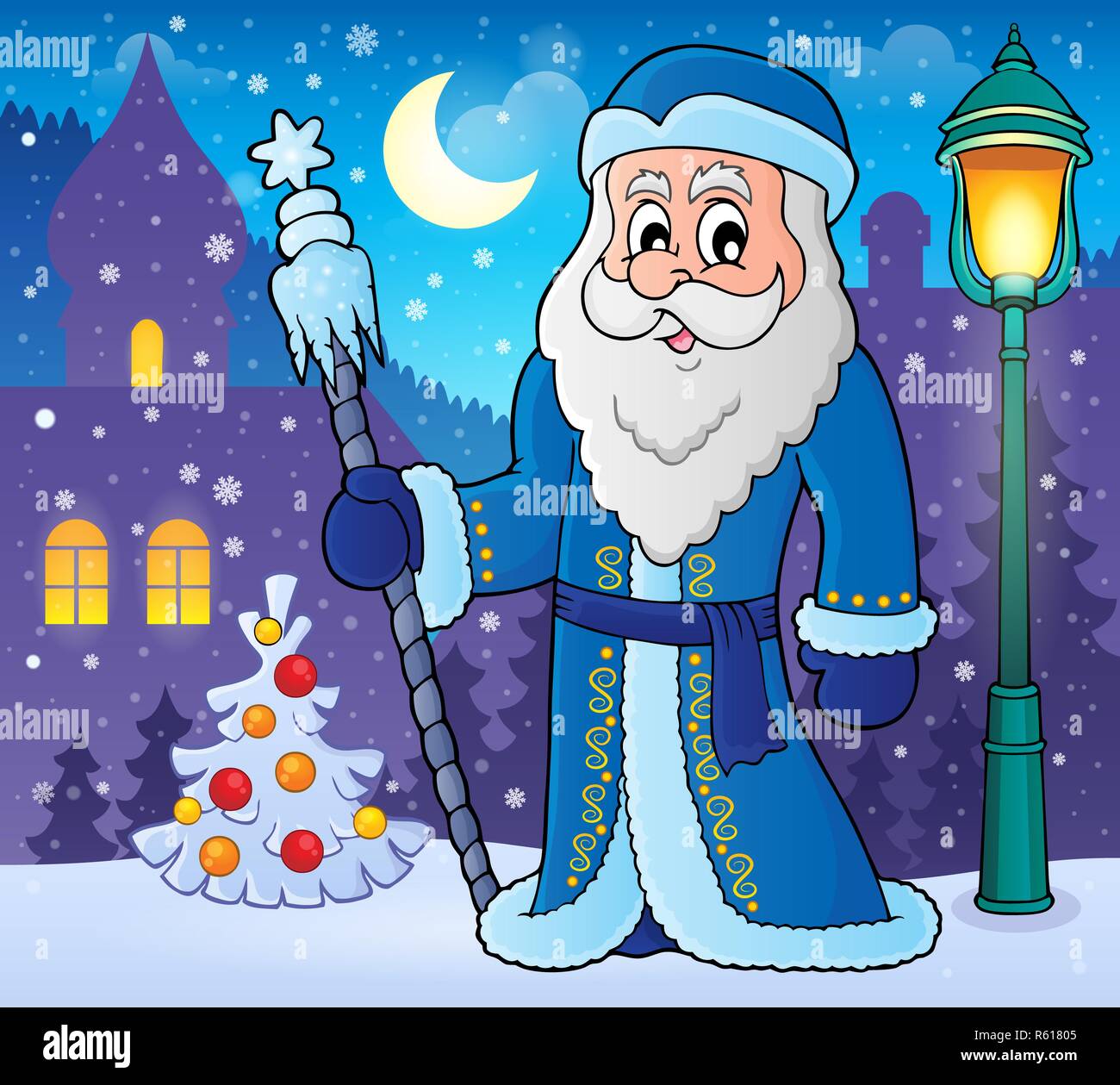 Father Frost theme image 2 Stock Photo - Alamy