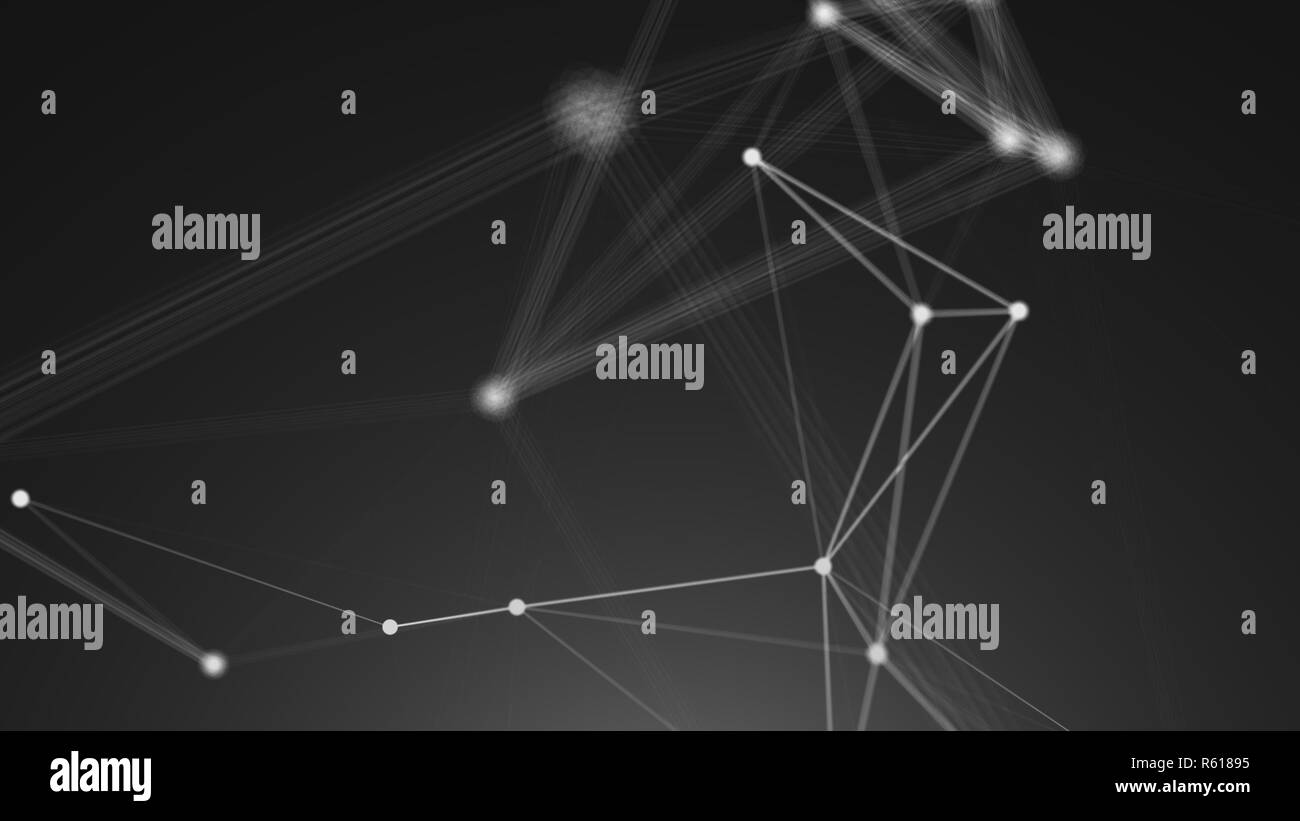 Abstract connection dots. Technology background. Digital illustration ...
