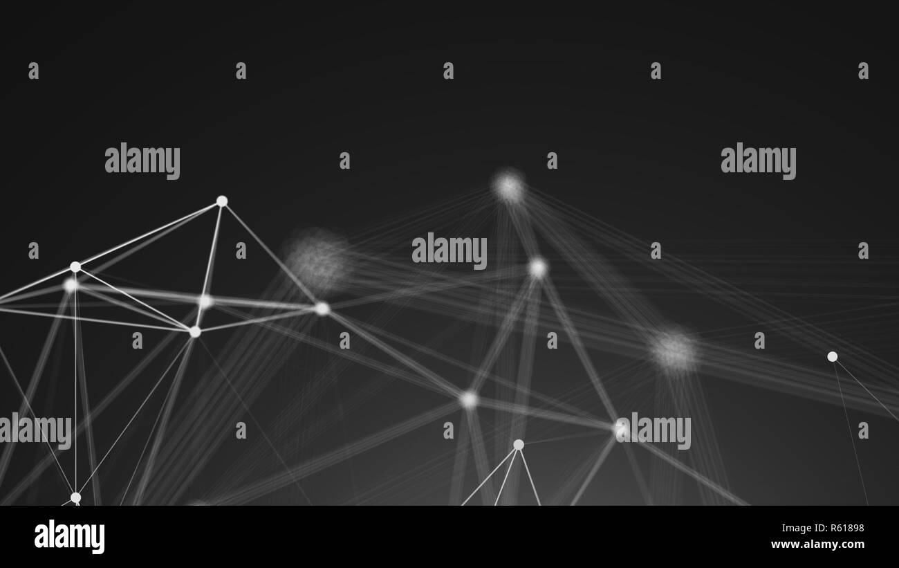 Abstract connection dots. Technology background. Digital illustration ...