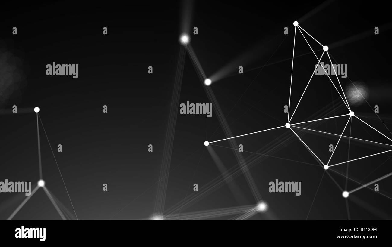 Abstract connection dots. Technology background. Digital illustration ...