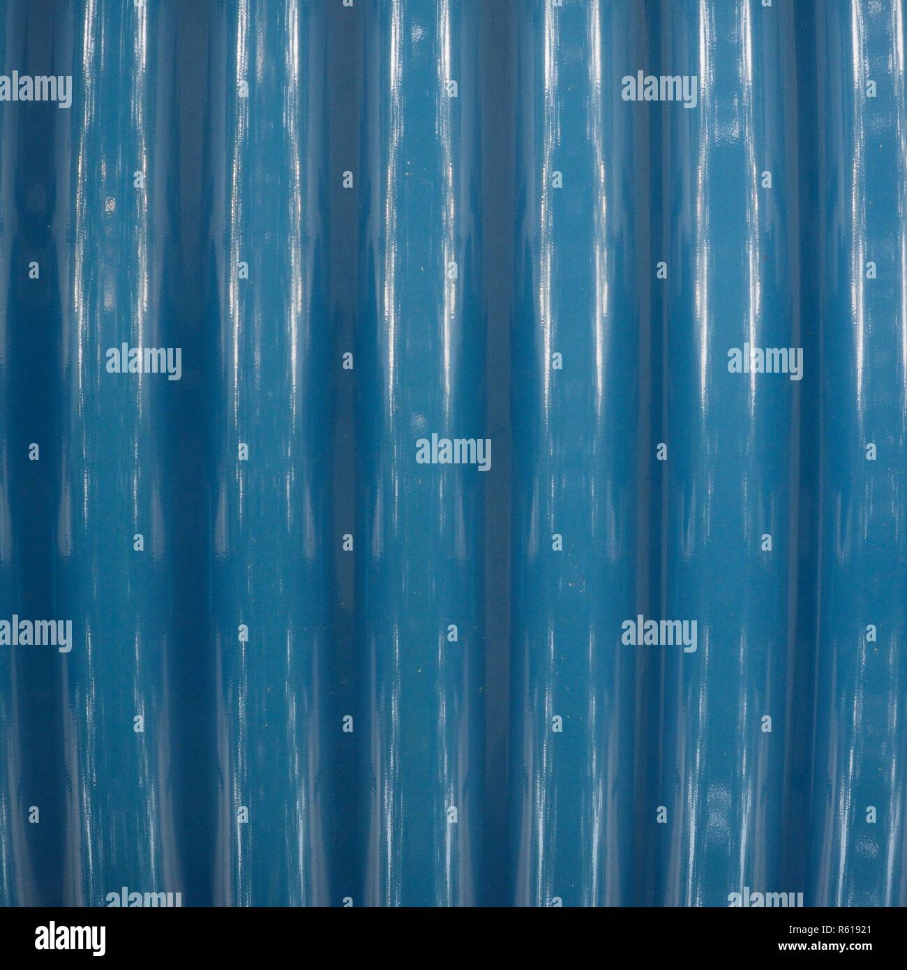 blue corrugated steel texture background Stock Photo - Alamy