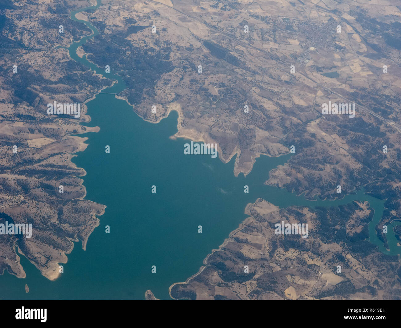 Aerial view of Sardinia Stock Photo - Alamy