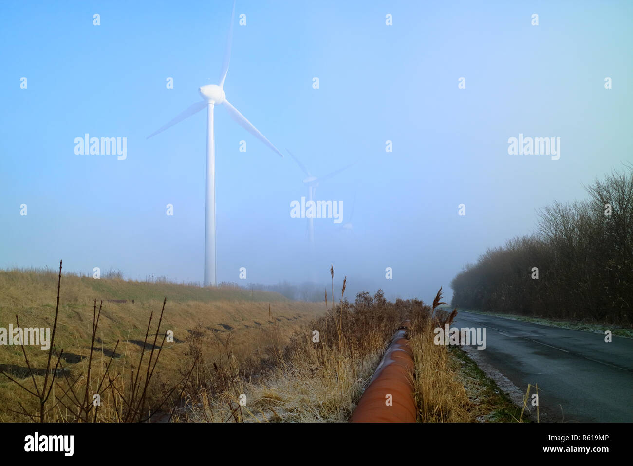 the fog is rising Stock Photo - Alamy