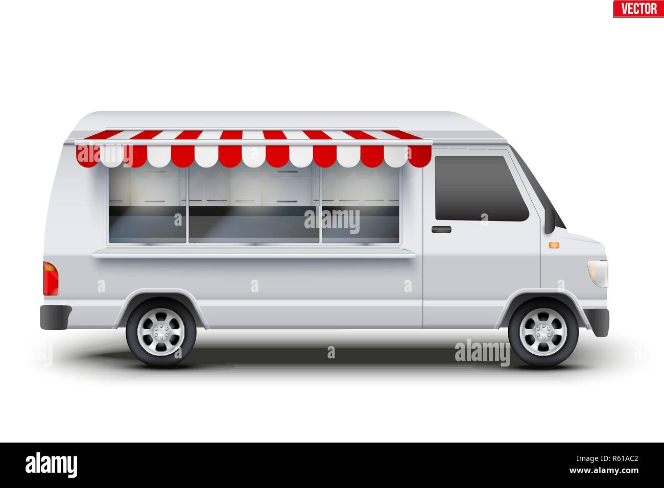 Retro food van Stock Vector Images - Alamy