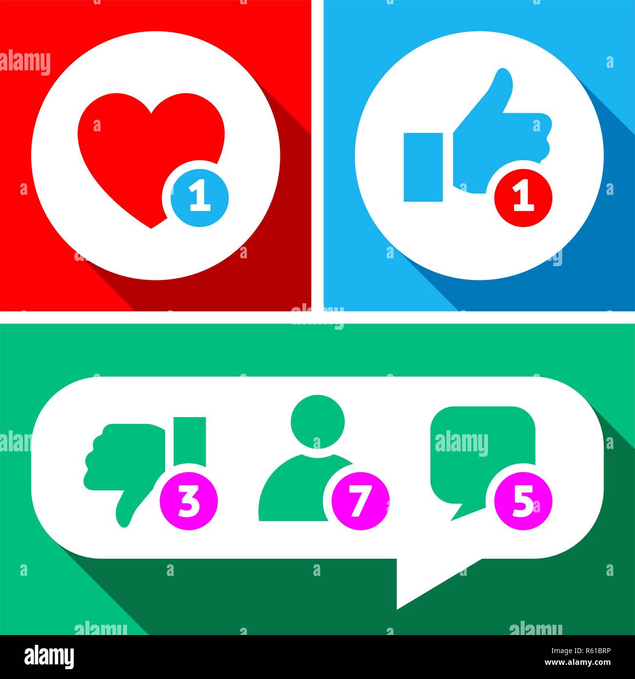 Simple buttons user feedback hi-res stock photography and images - Alamy