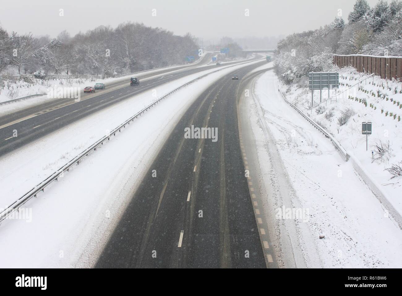 Snow in Kent Stock Photo - Alamy