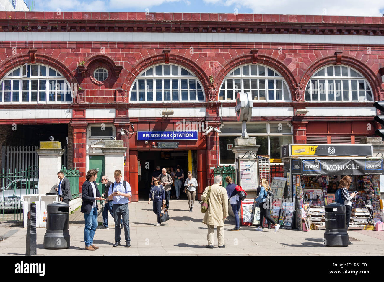 Belsize park tube station hi-res stock photography and images - Alamy