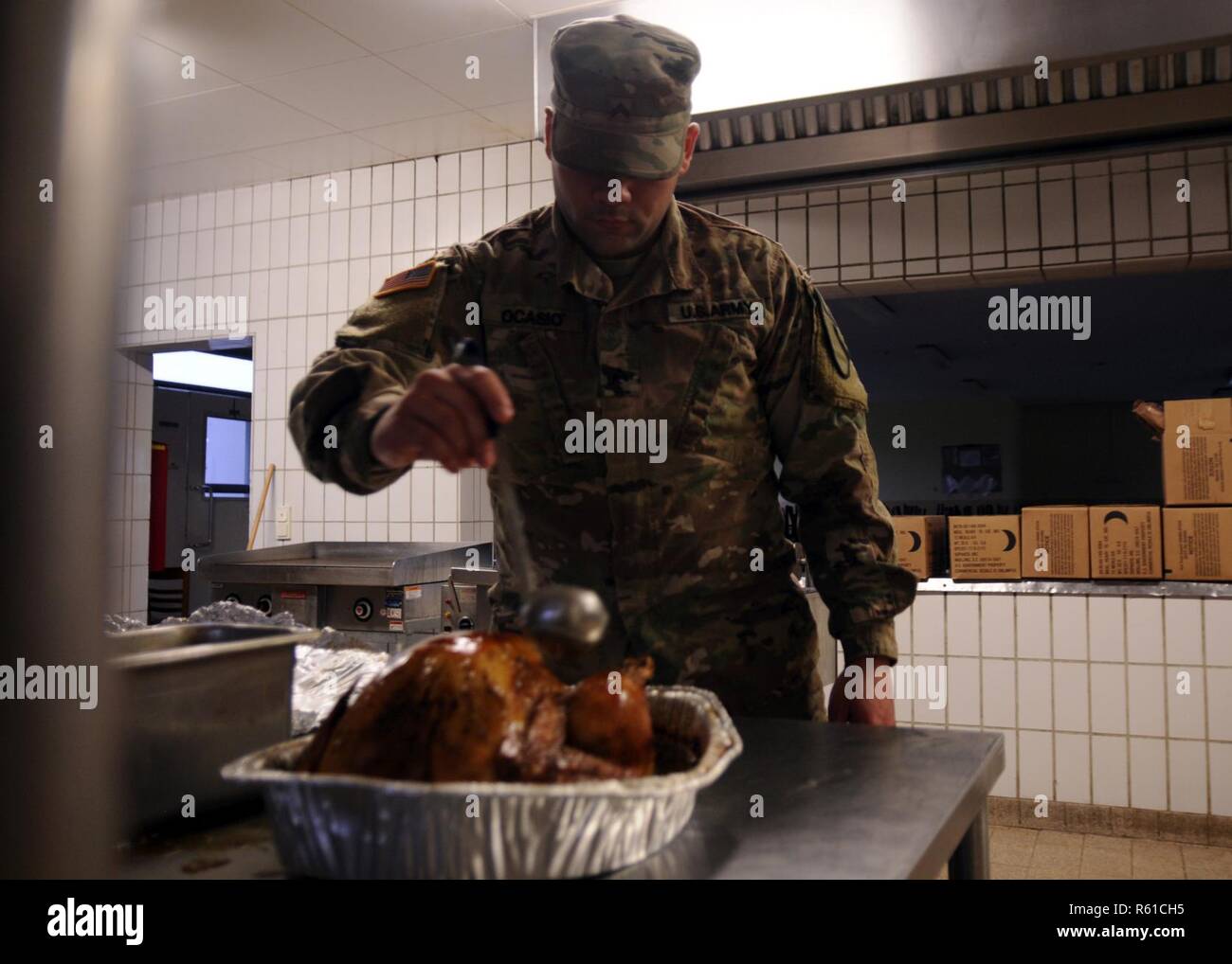 U.S. Army Cpl. Jose Ocasio, a cook assigned to 2nd Battalion, 8th ...