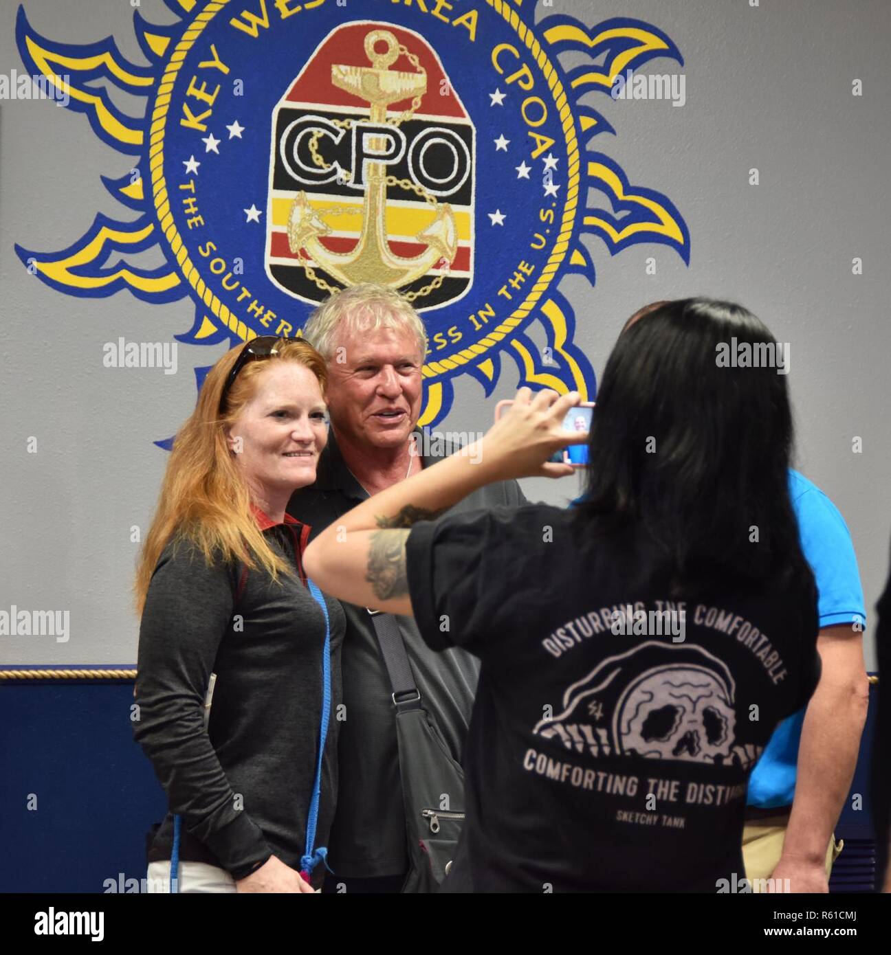 Actor tom berenger nas key west thanksgiving navy chiefs hi-res stock ...