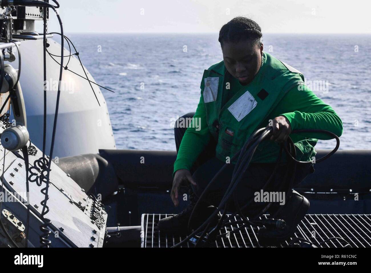 MEDITERRANEAN SEA (Nov. 21, 2018) Interior Communications Electrician ...