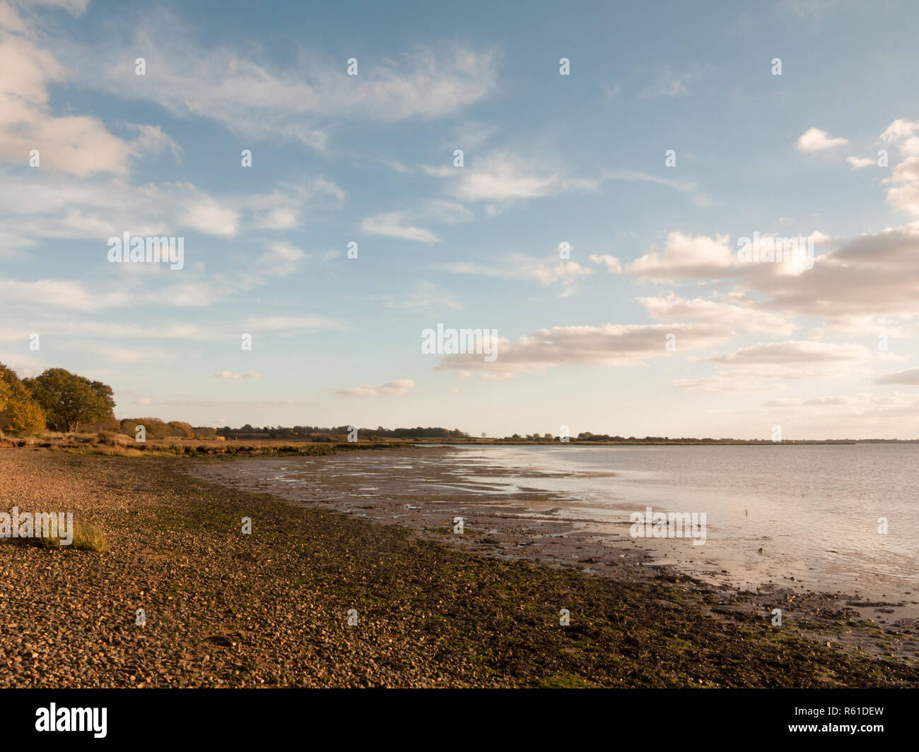 beach coastal scene outside essex clear landscape no people Stock Photo ...
