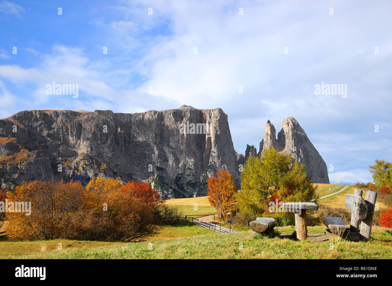 on the alm Stock Photo - Alamy