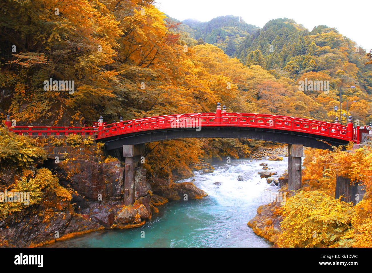 Sacred bridge shinkyo in hi-res stock photography and images - Alamy