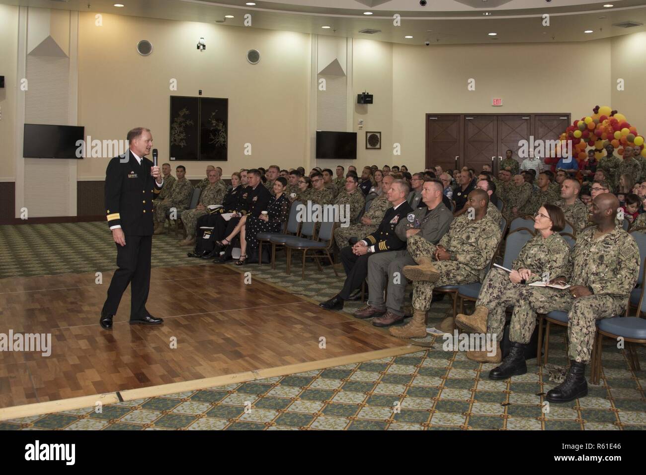 OKINAWA, Japan (Nov. 26, 2018) Rear Adm. Greg Fenton, commander of U.S ...