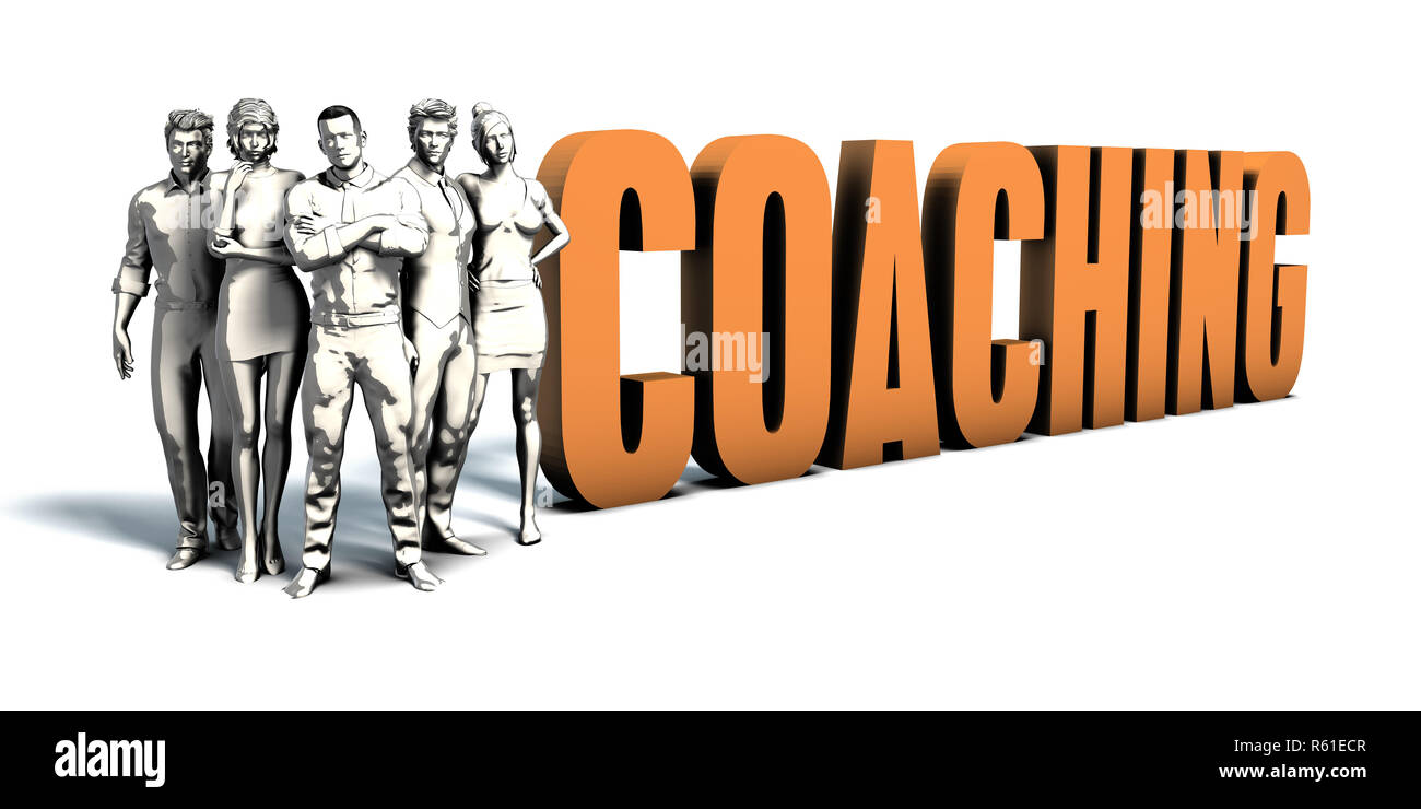 Business People Coaching Art Stock Photo - Alamy